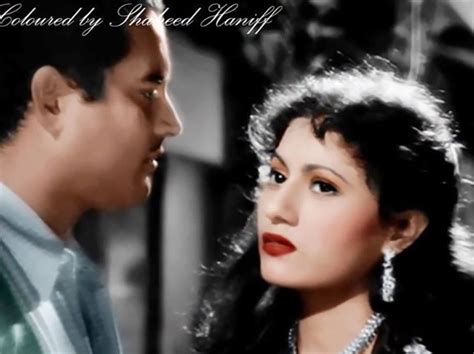 Madhubala And Guru Dutt Mr And Mrs 55 1955 Vintage Vignettes Rare