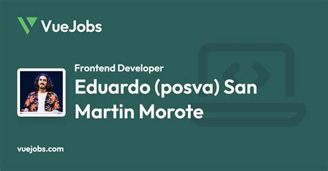 Eduardo Posva San Martin Morote Frontend Developer Freelance