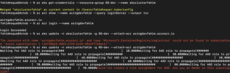 Acr Not Attaching To Aks Despite Being The Owner Of Subscription · Issue 3530 · Azureaks · Github