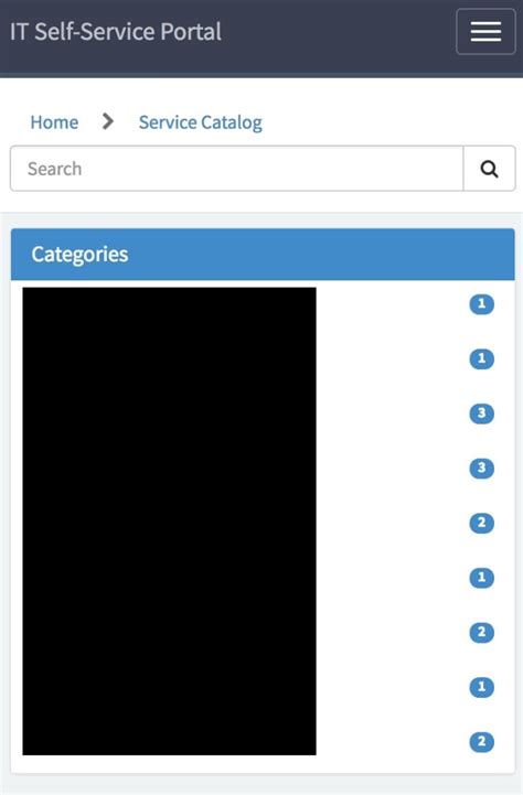 Solved Service Portal Mobile Layout Servicenow Community