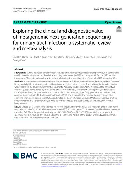 Pdf Exploring The Clinical And Diagnostic Value Of Metagenomic Next Generation Sequencing For