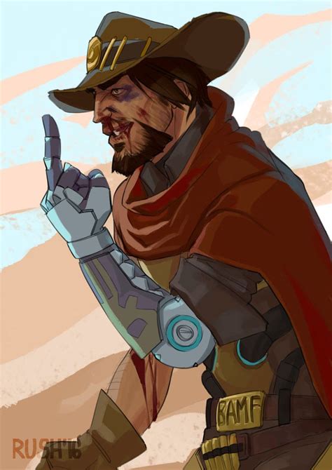 Jesse By Rushwellart On Deviantart Mccree Overwatch Overwatch Memes