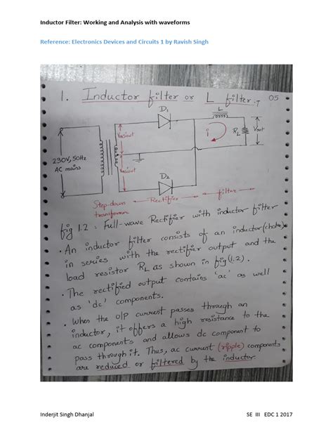 Edc Inductor Filter Pdf