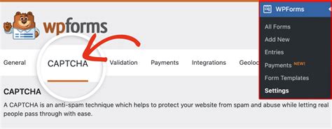 how to set up and use recaptcha in wpforms