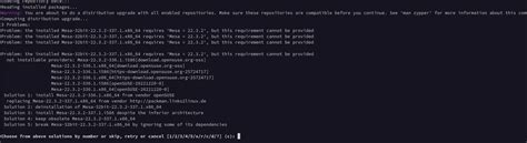 zypper dup broken with mesa r opensuse