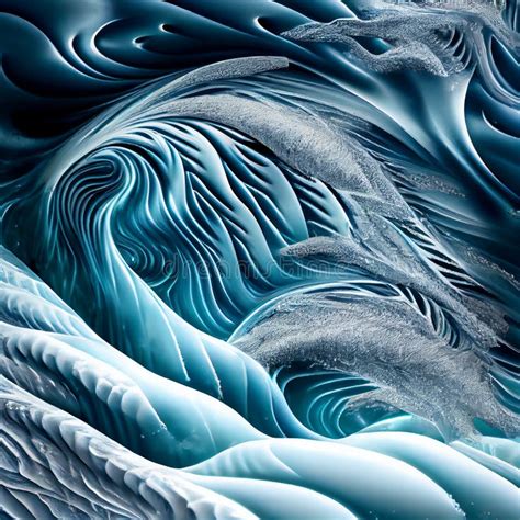 Texture Of Ice Surface Stock Illustration Illustration Of Hoary 266814914