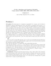 Assignment Sol V Cs Algorithms And Complexity Fall