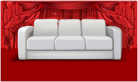 Couch Set White Background Vector Set White Background Png And
