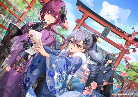 Kafka Silver Wolf And Blade Honkai And 1 More Drawn By Urashima