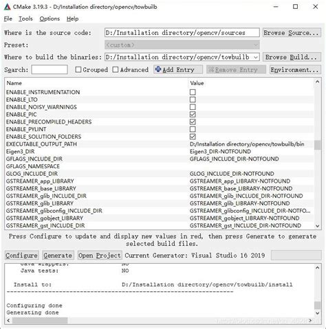 Vs2019opencv45cmake编译opencvcontrib 450模块（较为详细教程）cmake编译opencv44