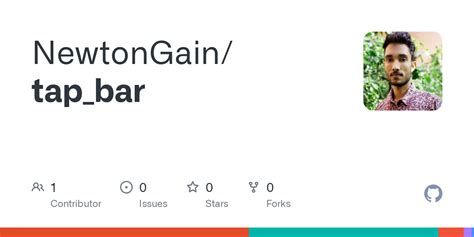 Github Newtongain Tap Bar