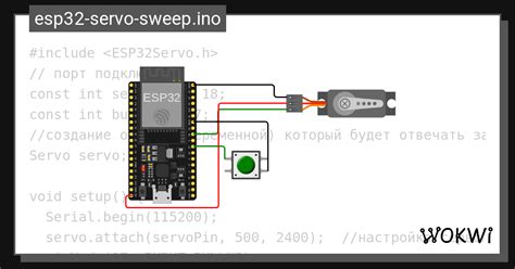 Esp32 Servobutton Wokwi Esp32 Stm32 Arduino Simulator