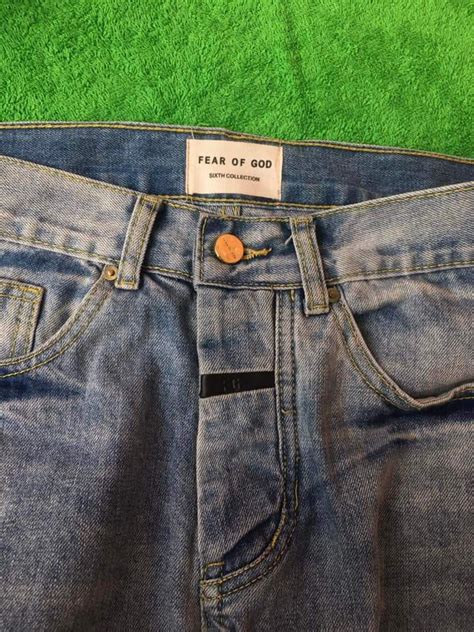 Fear Of God Sixth Collection Mens Fashion Bottoms Jeans On Carousell