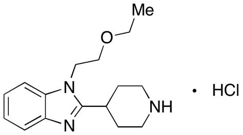 1 2 Ethoxy Ethyl 2 Piperidin 4 Yl 1h Benzimidazole Hydrochloride Tr