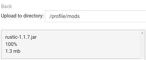Rustic Minecraft Mod Apex Hosting