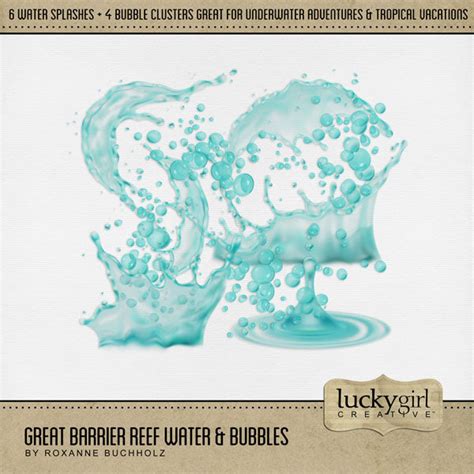 Great Barrier Reef Mega Digital Scrapbook Bundle Lucky Girl Creative