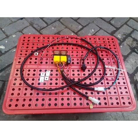 Jual Satu Set Kabel Relay Lampu Kabel Relay Mode 2 Saklar Shopee Indonesia