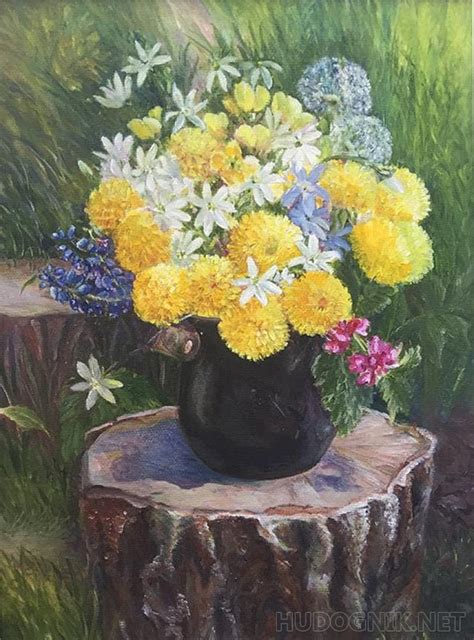 Картина Букет одуванчиков Размеры 30x40 Год 2019 Цена 2499 рублей Художник Ануфриева Анна