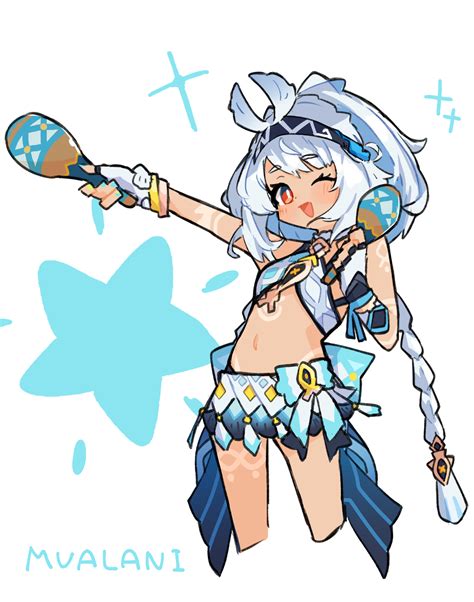 Xian Li Mualani Genshin Impact Genshin Impact Commentary Highres Girl Bare Shoulders Xian Li Mualani Genshin Impact Genshin Impact Commentary Highres Girl Bare Shoulders