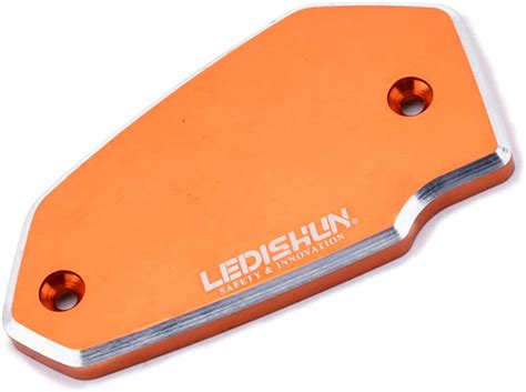 Amazon Ledishun バイク用 マスターシリンダー キャップ エリミネーター Se 24 [8bl El400a] 専用 Cnc アルミ オレンジ プライマリシリンダー