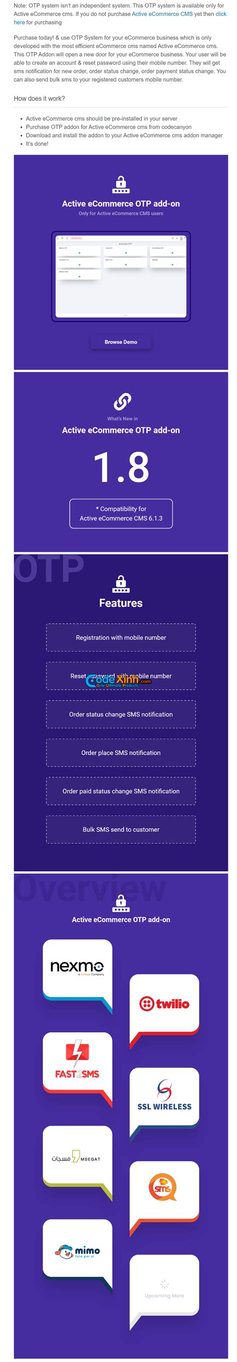 Download Active Ecommerce Otp Add On V19