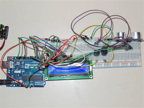Arduino Hc Sro4 Ultrasonic Range Finder 4 Steps Instructables