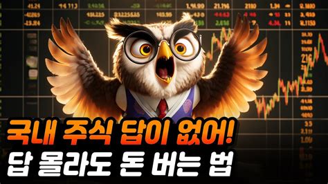 국내 주식은 답이 없어 그럼 미국 주식은 답이 있을까 답을 몰라도 돈 버는 방법 Youtube