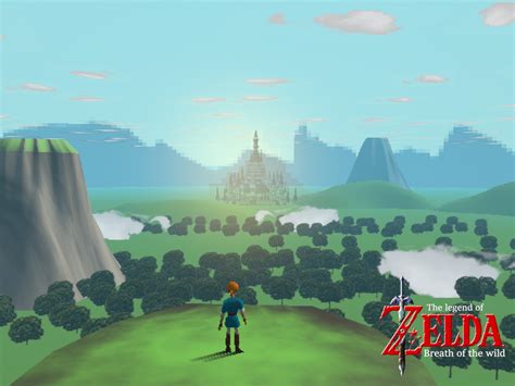 Botw Oot Mm Oc I Remade The Botw Cliff Scene In The N64 Style