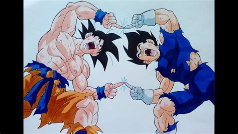 Goku And Vegeta Fusion Pose Ssj4 Goku And Vegeta Been A While Since