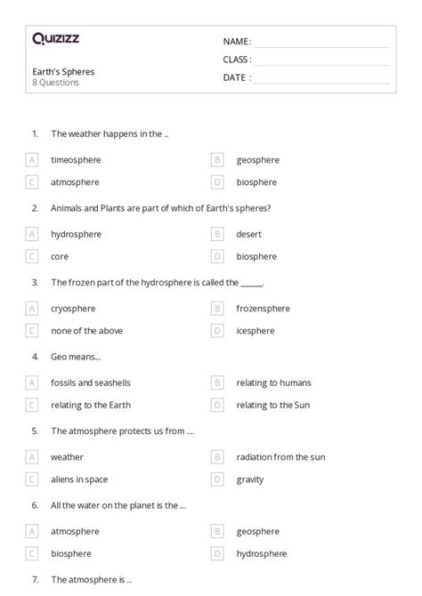 50 Spheres Worksheets For 3rd Year On Quizizz Free And Printable