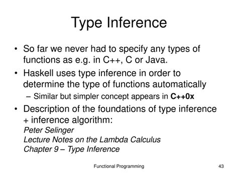 Introduction To The λ Calculus And Functional Programming Languages Ppt Download