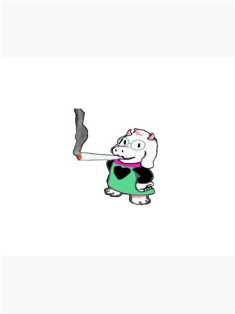 Ralsei Weed Mouse Pad Sticker For Sale By Johnfin1 Redbubble