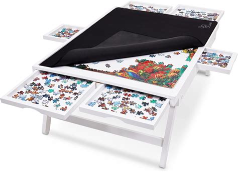 Jumbl 1000 Piece Puzzle Board 23 X 31 Wooden Jigsaw Puzzle Table