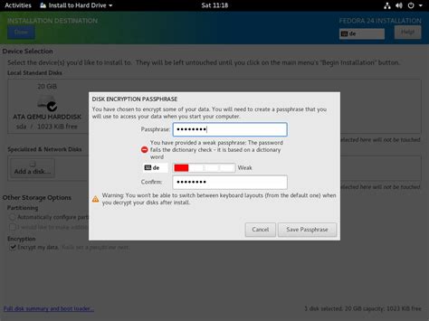 How To Encrypt Your Fedora File System Fedora Magazine
