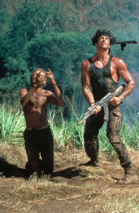 Sylvester Stallone Rambo First Blood Part Ii 1985 Stock Photo Alamy
