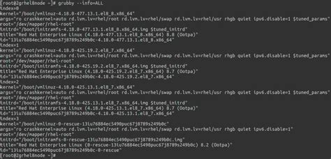 Grubby Rhel Linux