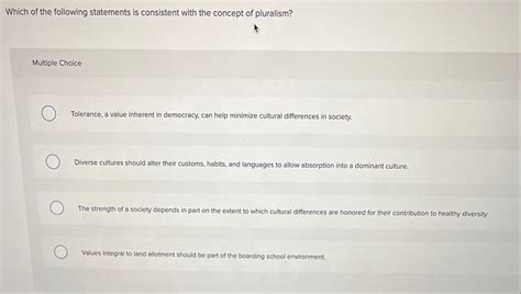 Solved Which of the following statements is consistent with | Chegg.com