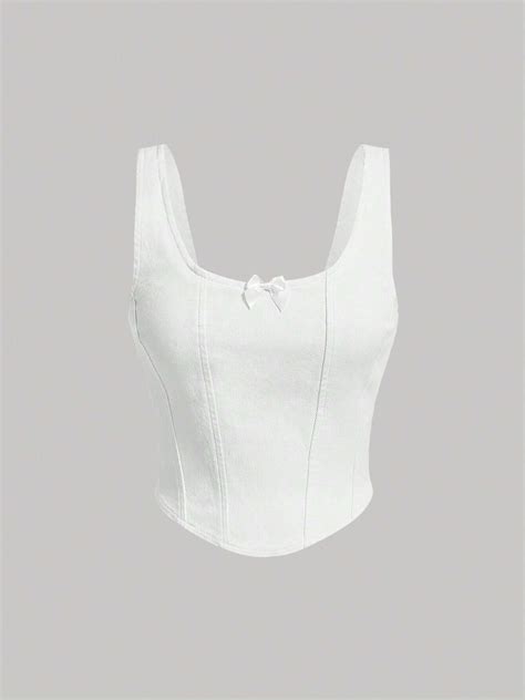 Henny White Corset Top La Chic Pick