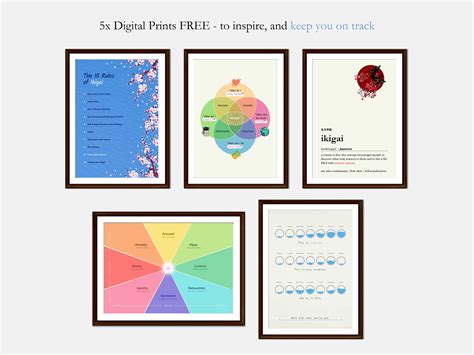 Ikigai Workbook Life Purpose Exercises Personal Goals Setting Early