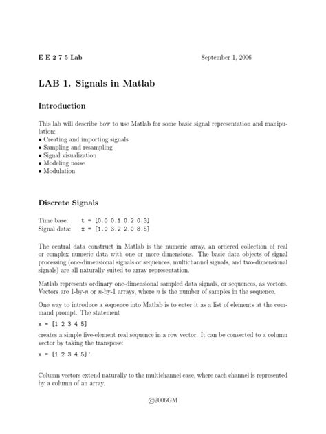 Dsp Lab Assignments Pdf Fast Fourier Transform Discrete Fourier