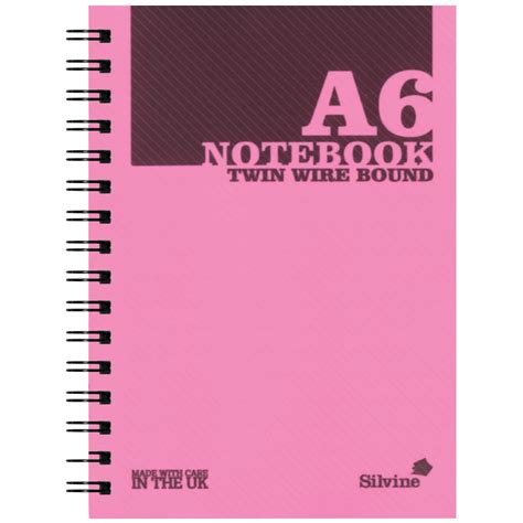 Silvine Polya6 Twinwire Polyprop A6 Notebook Rapid Electronics