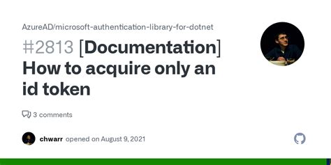 Documentation How To Acquire Only An Id Token Issue 2813 AzureAD