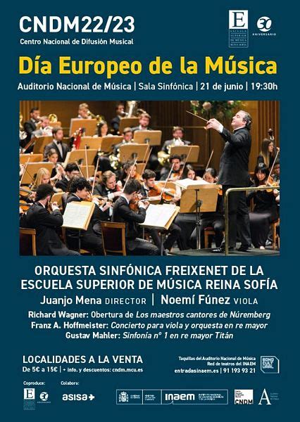 El CNDM y la Escuela Superior de Música Reina Sofía celebran el Día