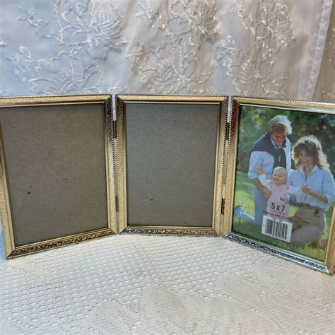 Vintage Gold 5x7 Picture Frame Etsy