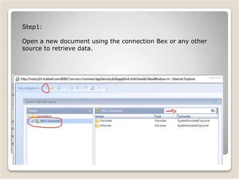 Sap Webi Chart Creation From Table Ppt