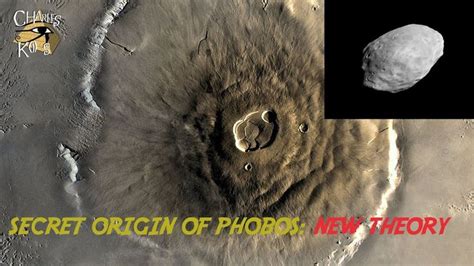 Was Martian Phobos Ejected From Volcano And Into Orbit What