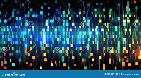 Pixel Visualization Of Big Data Processing Information Generative Ai