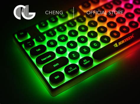 Cg Cheng Rgb Gaming Wired Keyboard Color Matching Luminous Manipulator Feel Desktop Computer