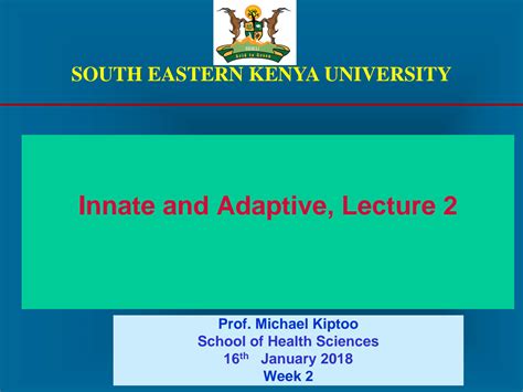 SOLUTION Lecture 2 Innate And Adaptive Immunity Studypool