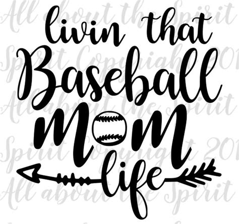 SVG Sports Mom Life Bundle Cricut Svg Silouette Dxf Mom Life Etsy